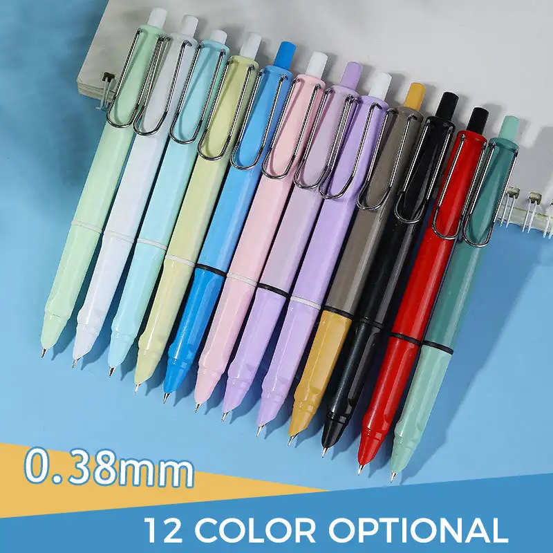 2023 New Retractable Fountain Pen Candy Color Pens Etractable ...