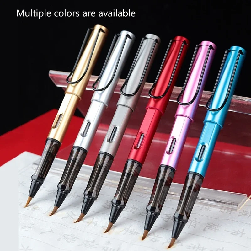 Chinese-Brush-Fountain-Pen-like-Brush-Refillable-for-Writing-Practing ...