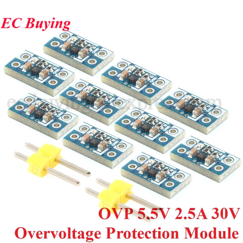 10Pcs-1pc-Over-Voltage-Protection-Module-OVP-5-5V-2-5A-30V-Overvoltage ...