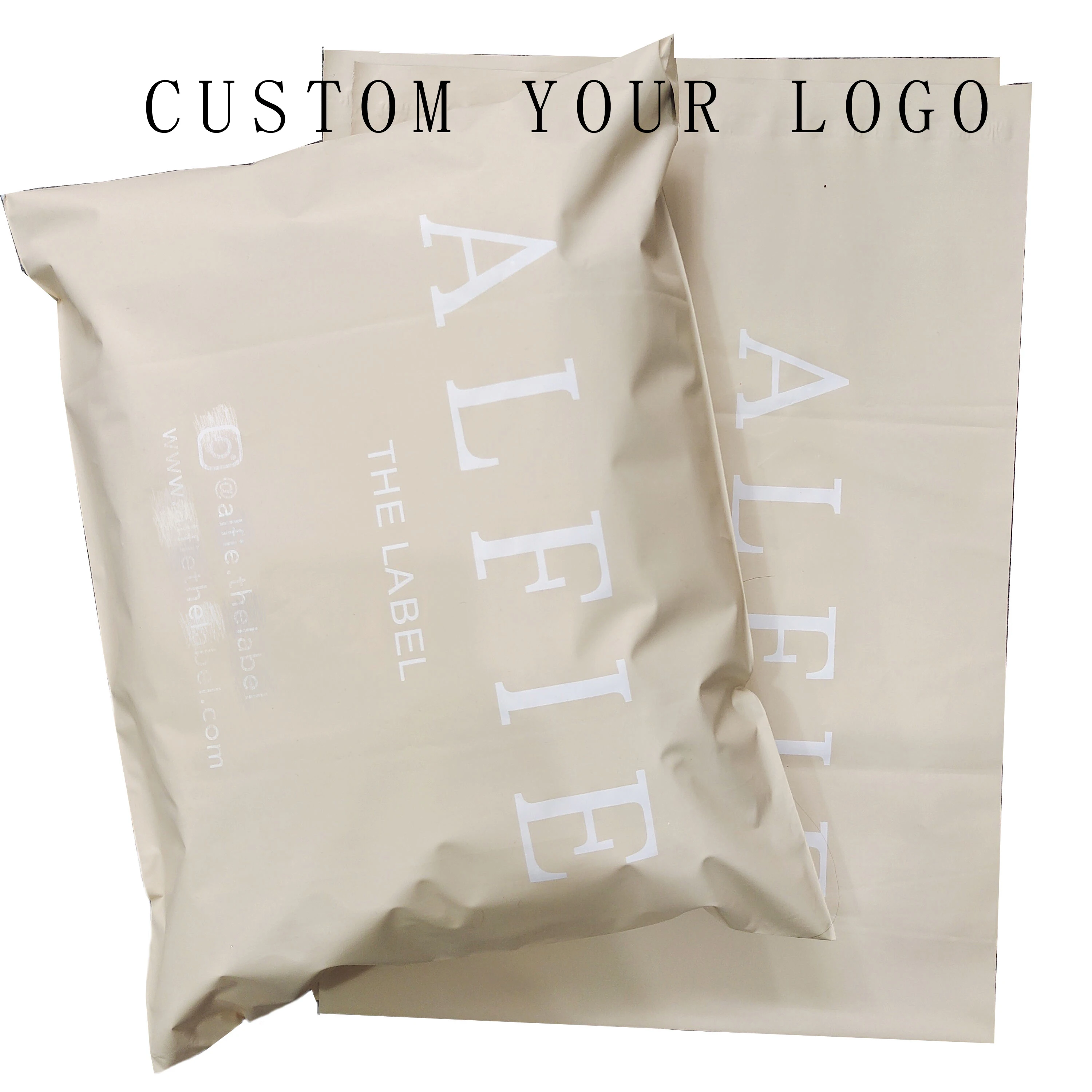 Biodegradable-poly-shipping-mailers-nude-matte-custom-poly-mailing-bags ...