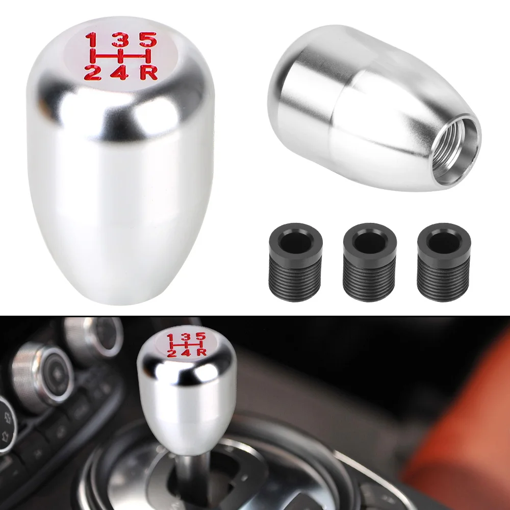 Racing-5-Speed-Gear-Shift-Knob-Aluminum-Alloy-For-Manual-Transmission ...