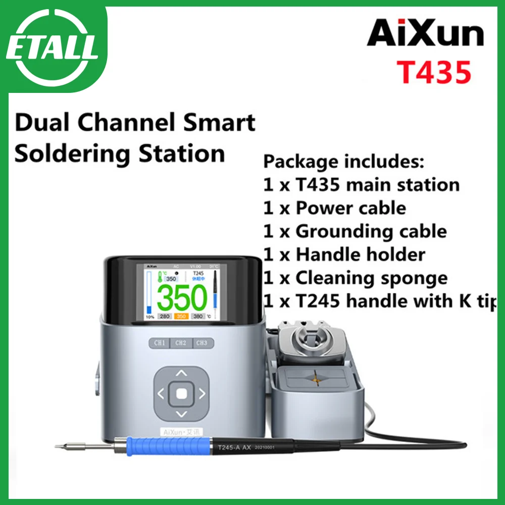 Aixun-T405-T410-T435-Intelligent-Soldering-Station-With-Electric ...