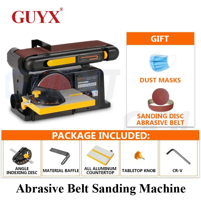 550W/650W/750W Abrasive Belt Sanding Machine,Woodworking Electric 220V ...
