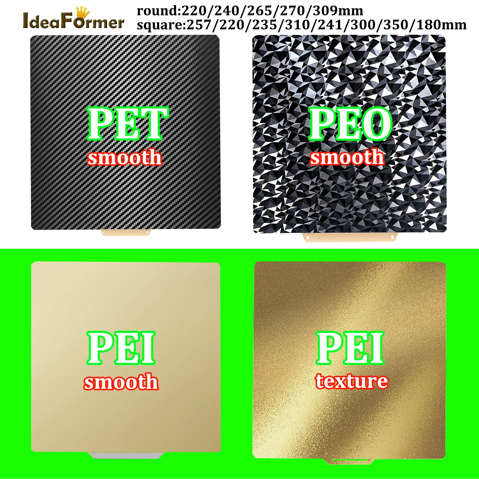 Double-Heated-Bed-PEO-PET-PEI-Spring-Steel-Sheet-Pei-Bed-Magnetic-Base ...