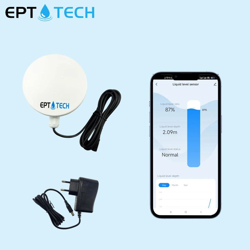 Ultrasonic-Wireless-Mobile-App-Detector-Water-Fuel-Oil-Liquid-Level ...