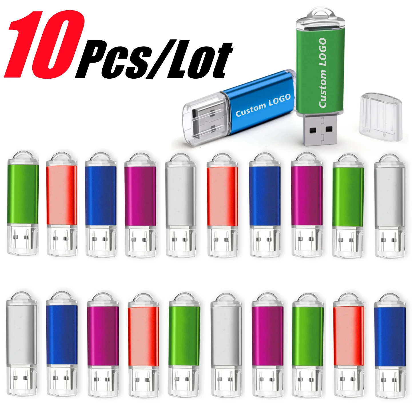 10-Pcs-Lot-Free-Custom-Laser-Engraving-LOGO-Color-Metal-USB2-0-High ...