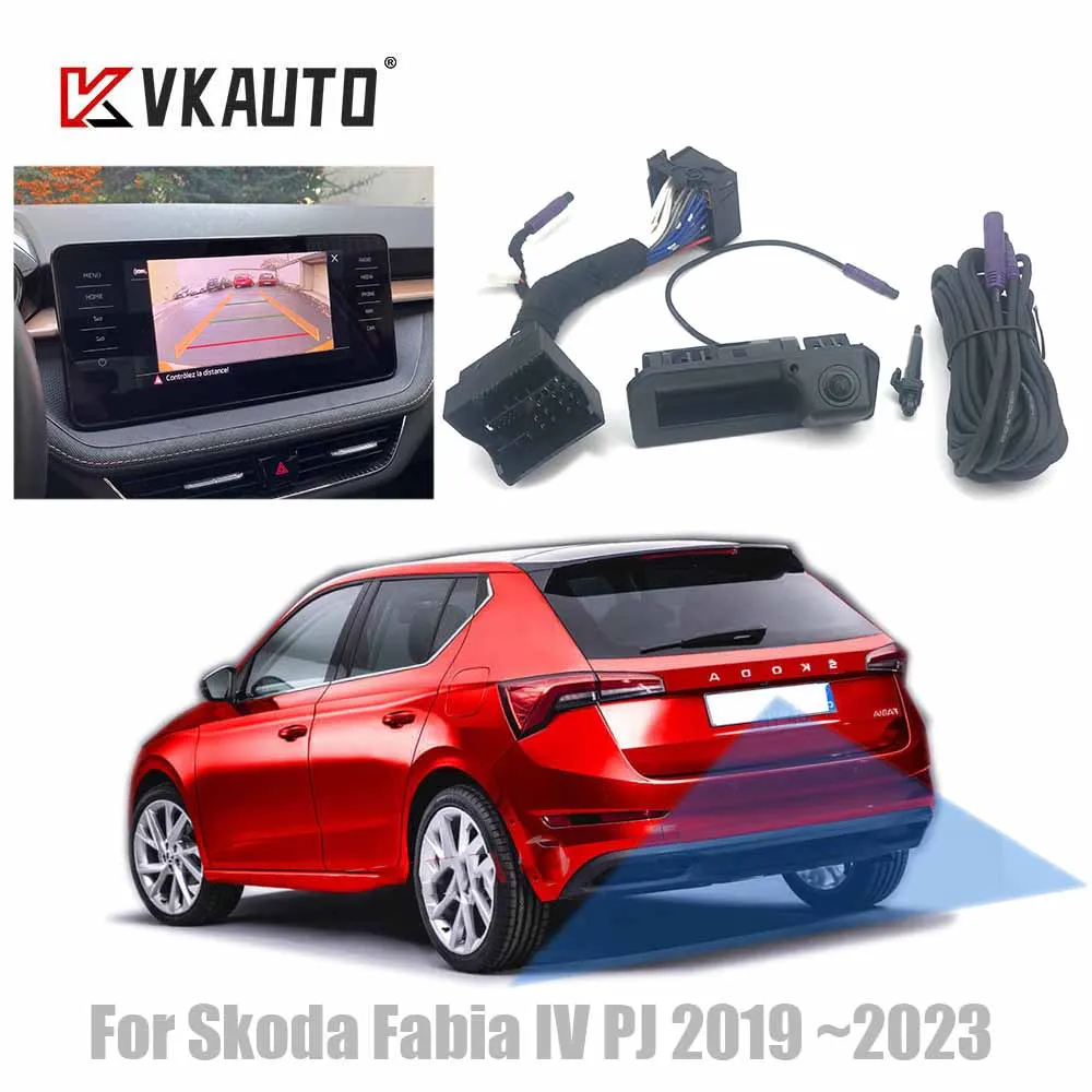 VKAUTO-Canbus-Dynamic-Trajectory-Car-Camera-For-Skoda-Fabia-IV-PJ-2019 ...