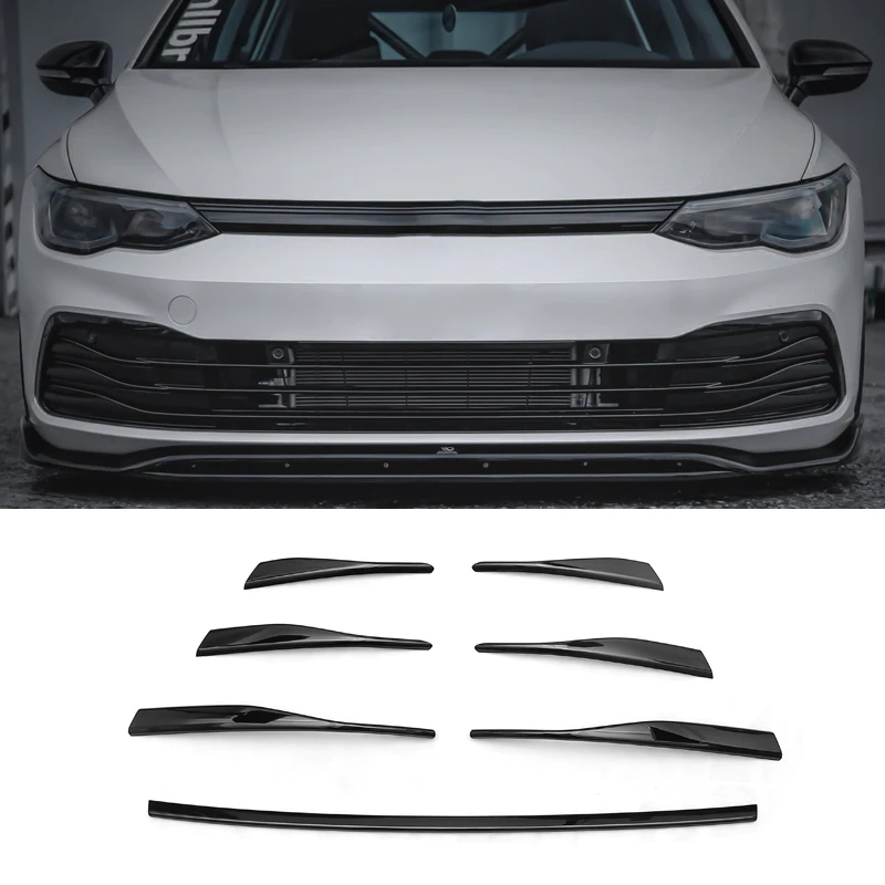ABS-Bumper-Bar-Front-Grill-Exhaust-Decorative-Strips-Sticker-Body-Kits ...