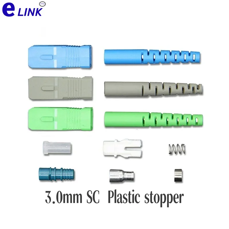 SC-fiber-connector-KITS-1000pcs-without-ferrule-for-optica-jumper-metal ...