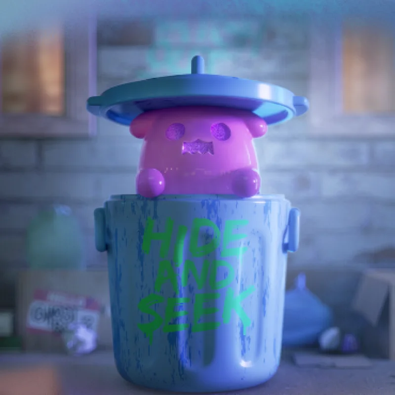 Finding Unicorn DXING caja sorpresa figura de acción Original modelo de ...