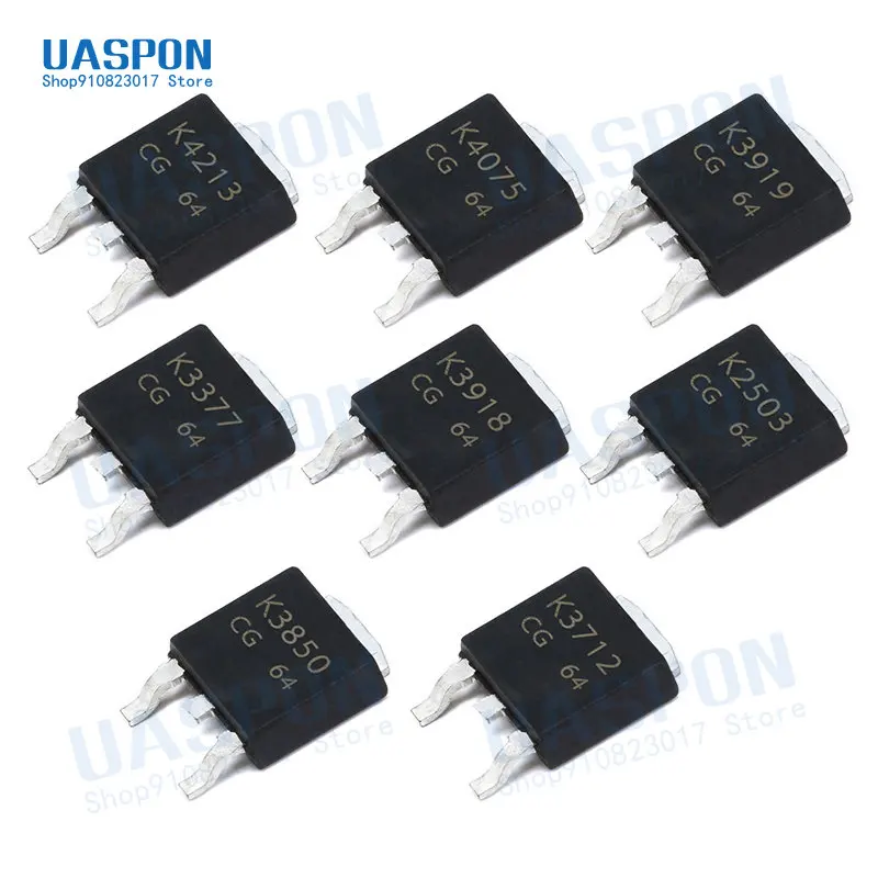 5PCS-2SK3919-K3919-2SK4075-K4075-2SK4213-K4213-SOT-2SK3918-K3918-TO-252 ...