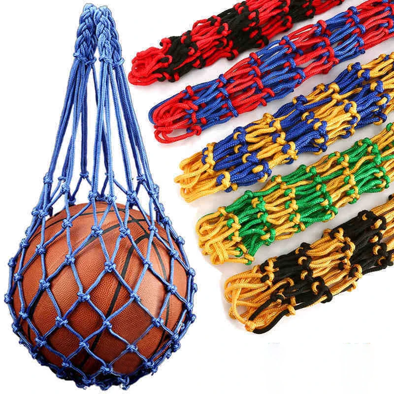 1PC Football Net Bag Nylon Bold Storage Bag Single Ball Carry Portable ...
