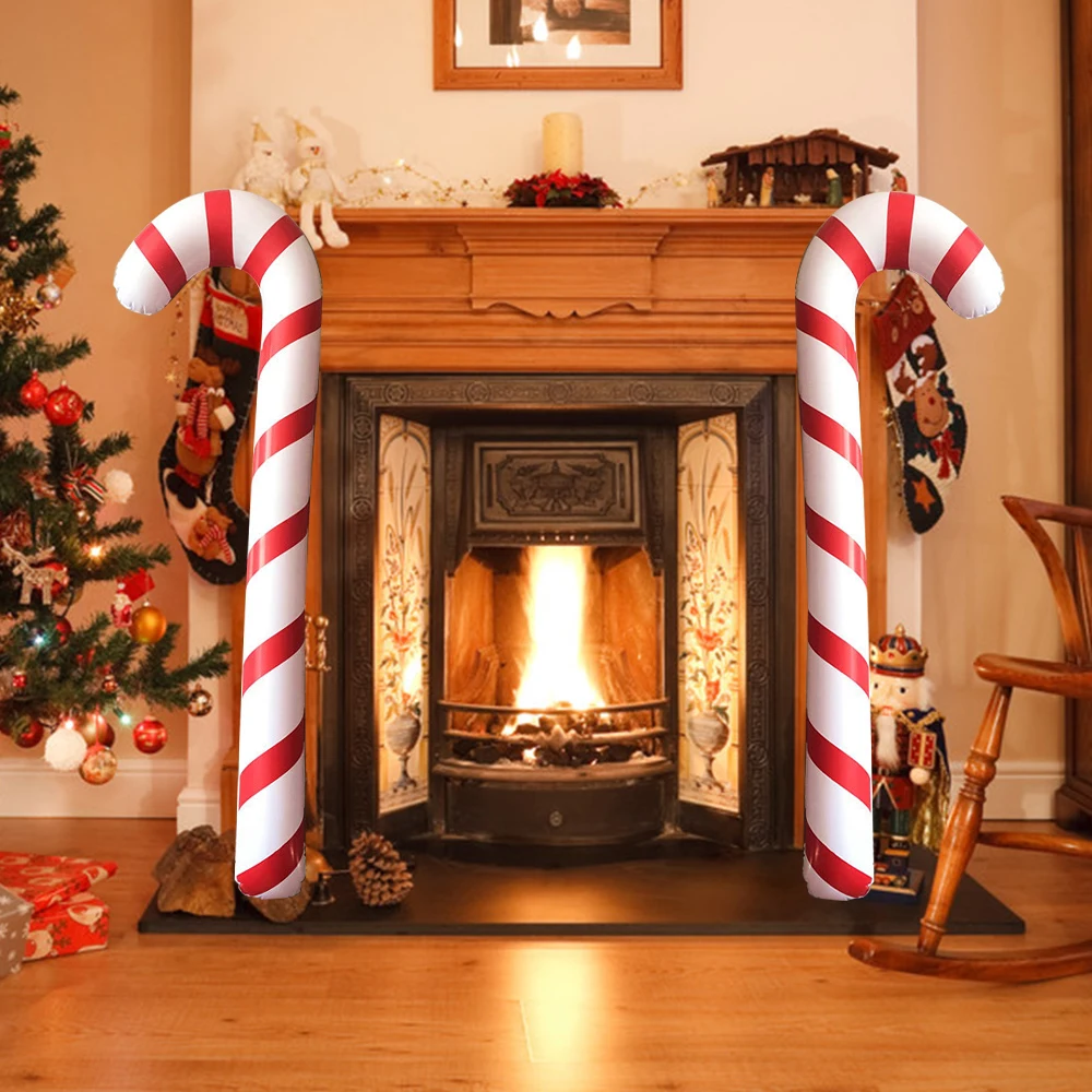 Christmas Decorations Inflatable Candy Cane | Inflatable Candy Cane ...
