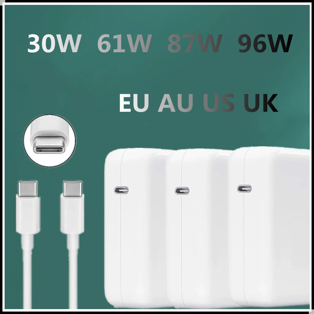 30W 61W 87W 96W Laptop Charger For Apple Macbook Pro 16 15 13 inch Power Adapter For MacBook Pro ...