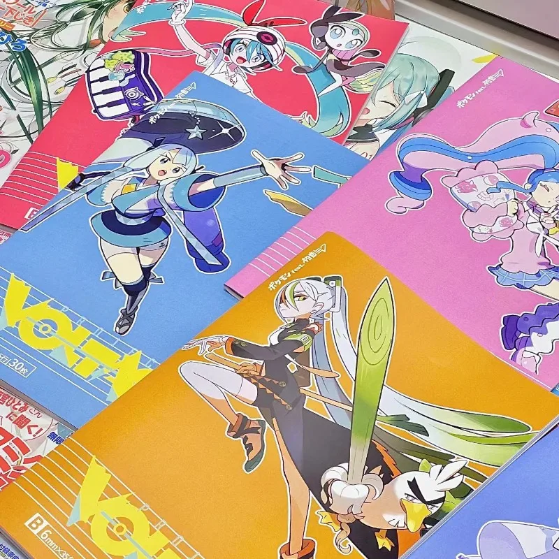 Animation-Hatsune-Miku-Peripherals-B5-Notebook-Co-branded-Cute-Lined ...