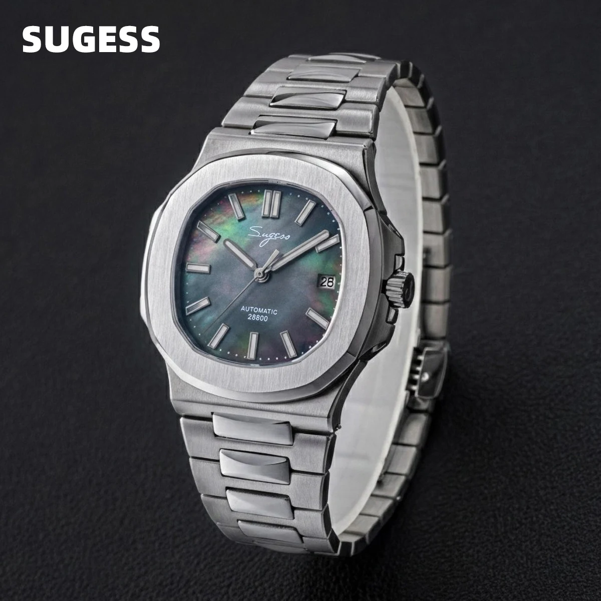 Sugess Man Watch Automatic Mechanical Wristwatches Miyota 9015 Movement ...
