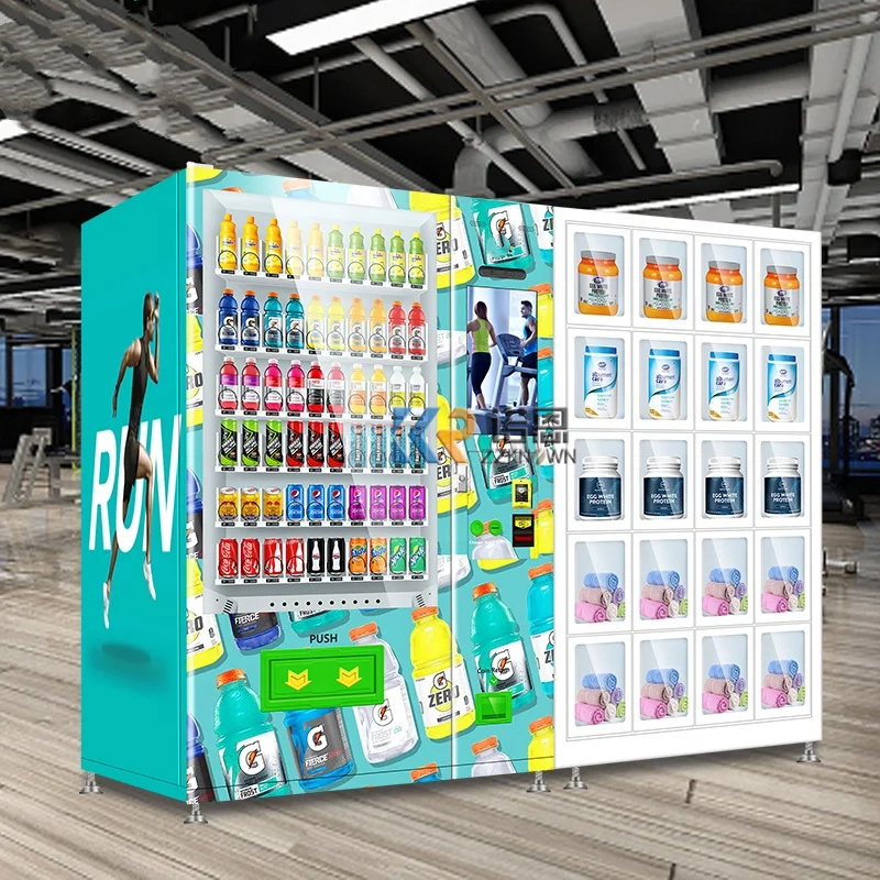 Snacks-And-Beverage-Vending-Machine-Self-service-Combo-Vending-Machine ...
