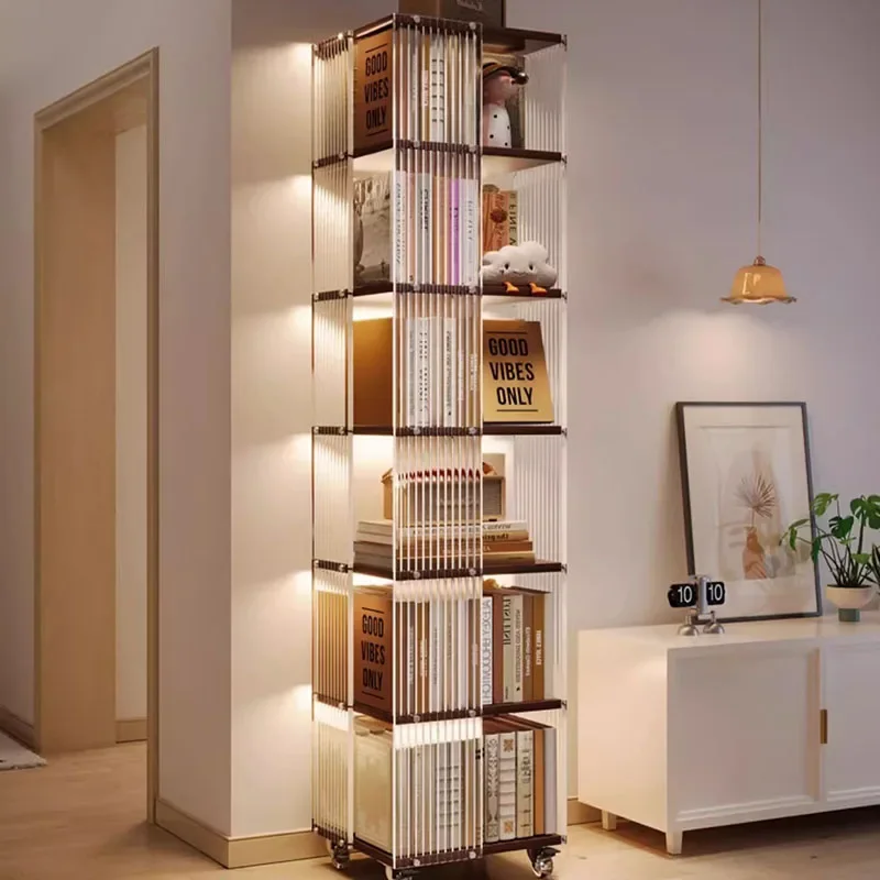 Mobile-Librero-Living-Room-Cabinets-Bookshelf-Storage-Organizer ...