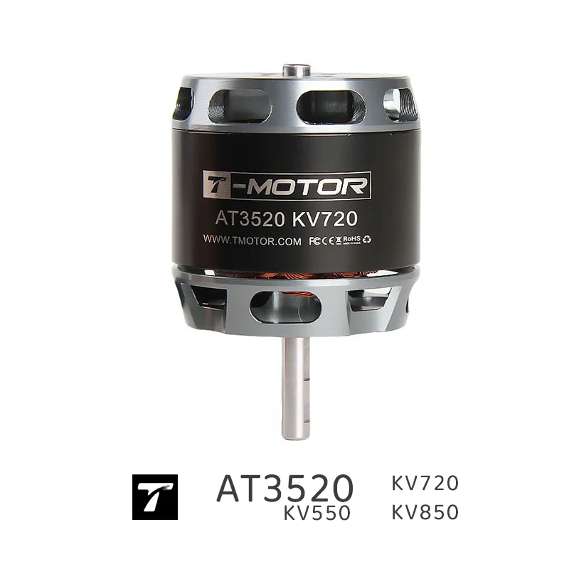 AT3520 T-MOTOR Long Shaft KV550 KV720 KV850 brushless motor for long ...