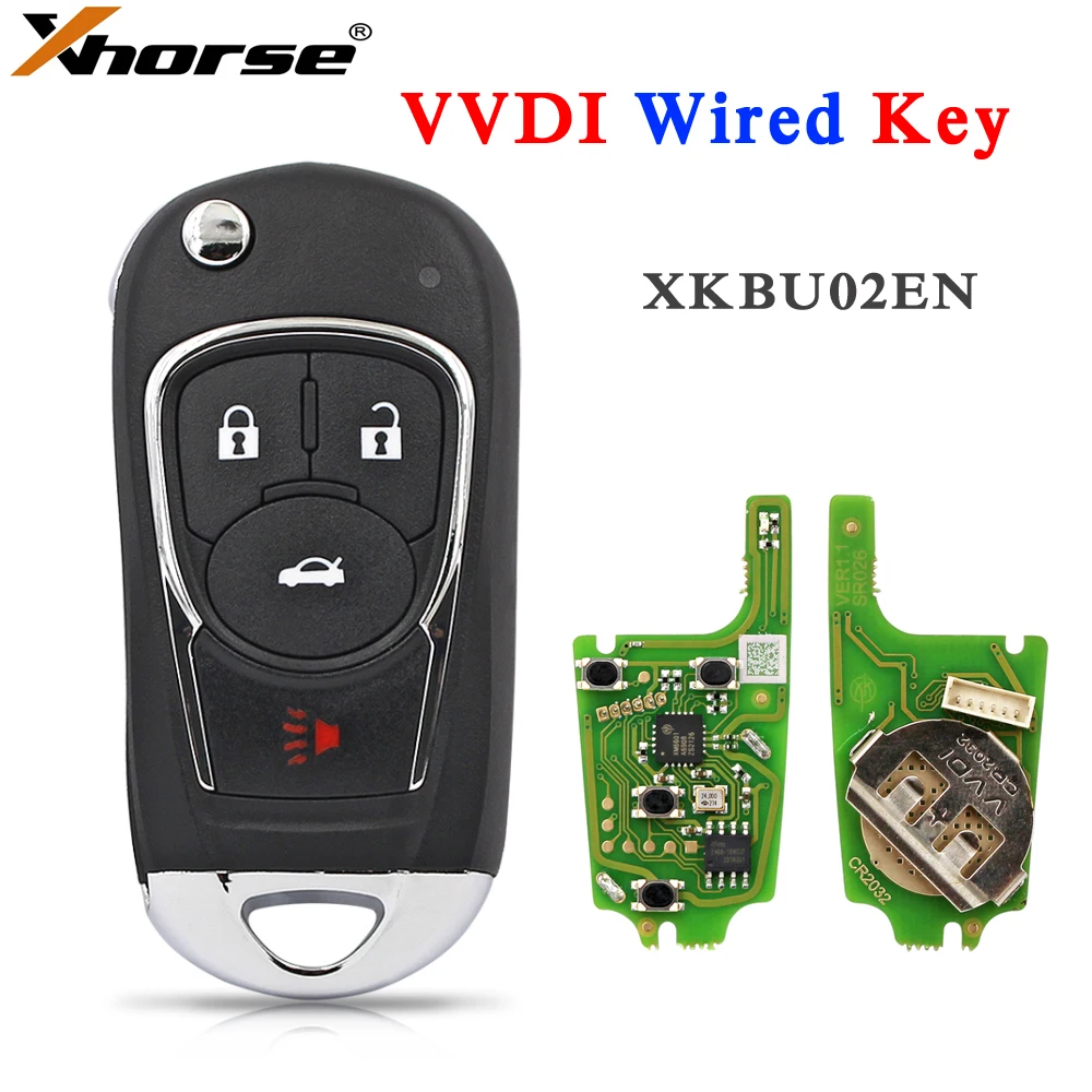 Xhorse-XK-Series-XKBU02EN-Universal-Wire-Remote-VVDI-Car-Key-for-VVDI2 ...
