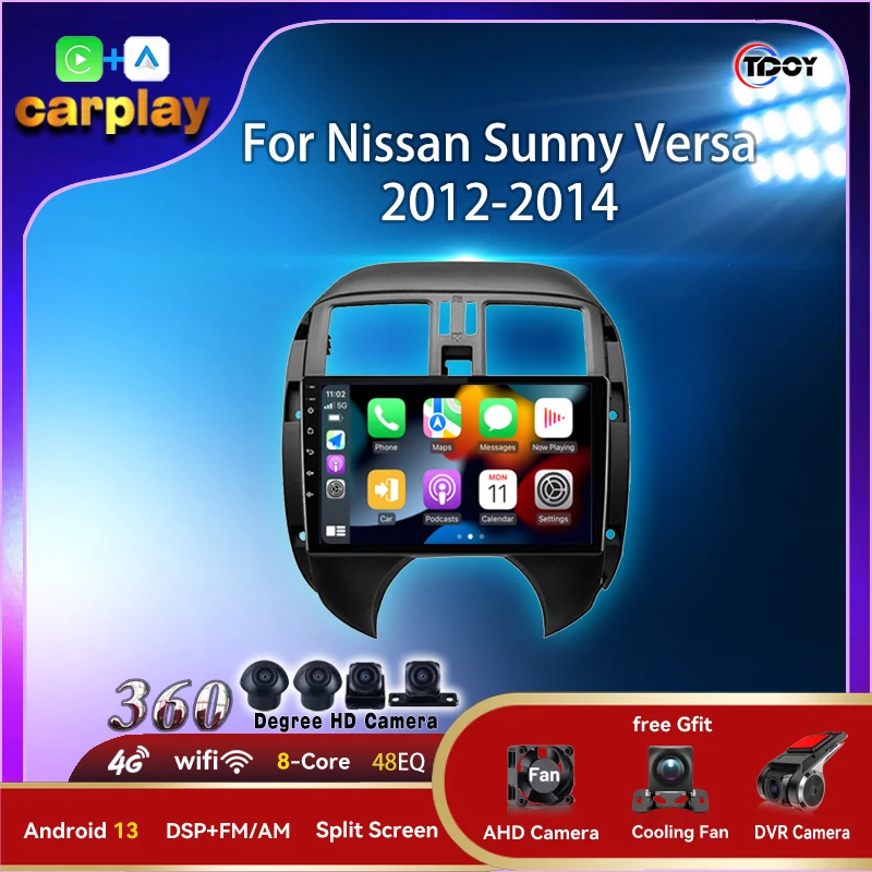 Car-Radio-Android-13-Carplay-Android-Auto-Wireless-Multimedia ...