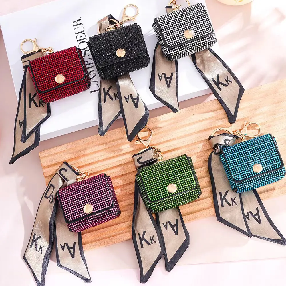 New-Fashion-Luxury-Cylinder-Lipstick-Bag-Keychain-Cute-Mini-Coin-Pouch ...