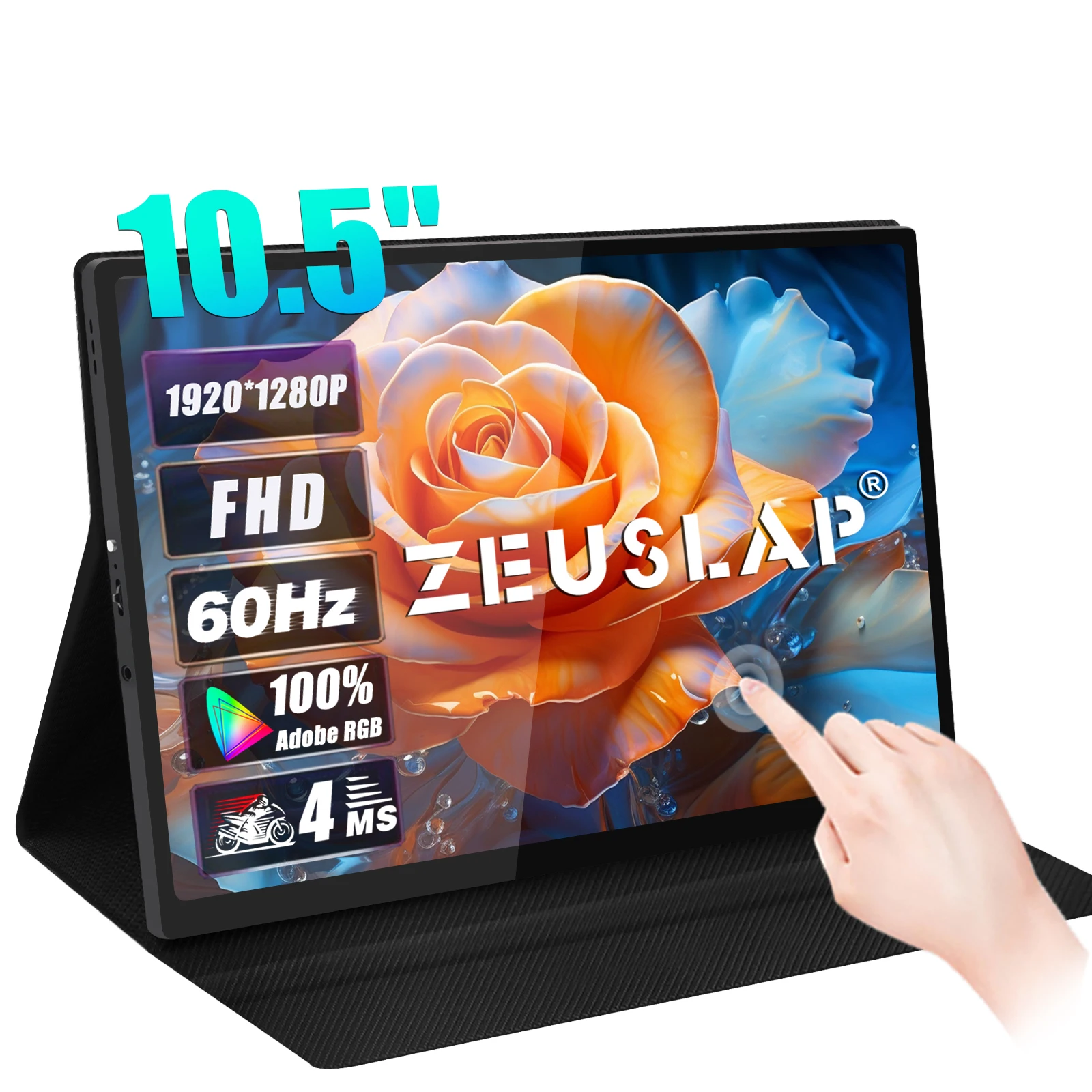 Zeuslap-10-5-Inch-FHD-Portable-Monitor-1280p-External-IPS-Screen-USB-C ...