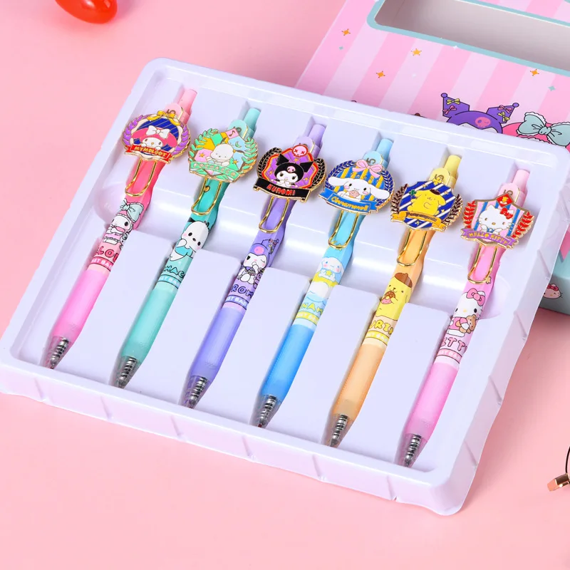 Sanrio-Push-Action-St-Nib-0-5-Gel-Ink-Pen-Set-Cute-Anime-Cartoon-Hello ...