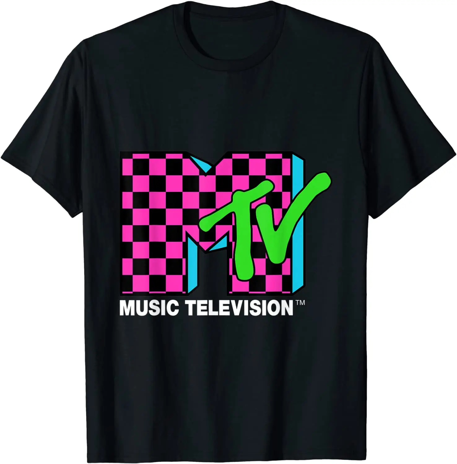 Classic-MTV-Logo-Pink-And-Blue-Checker-Design-T-Shirt.jpg