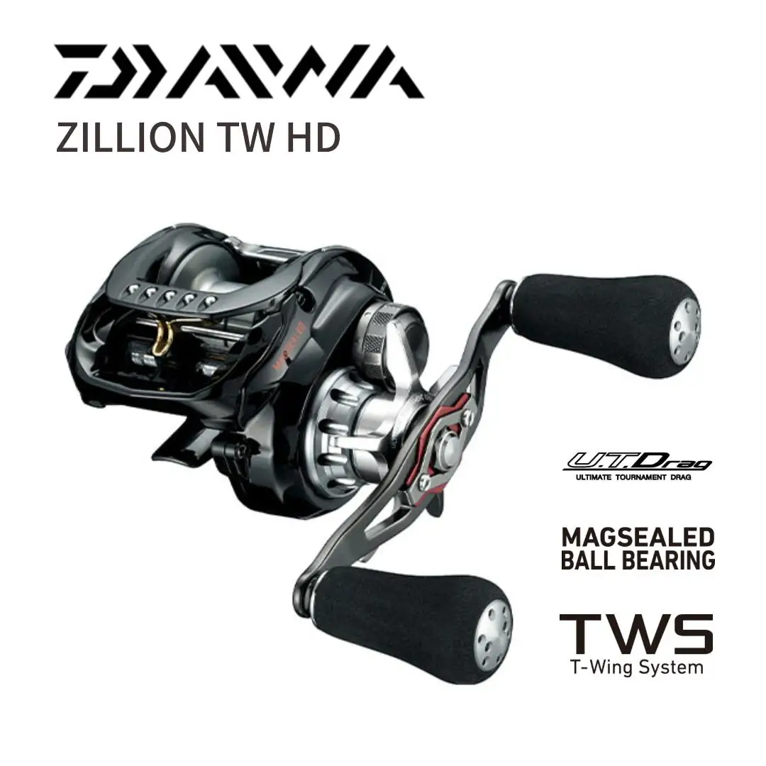 2018 2019 DAIWA ZILLION TW HD 1520H 1520HL 1520SH 1520SHL Carrete de pesca Baitcasting