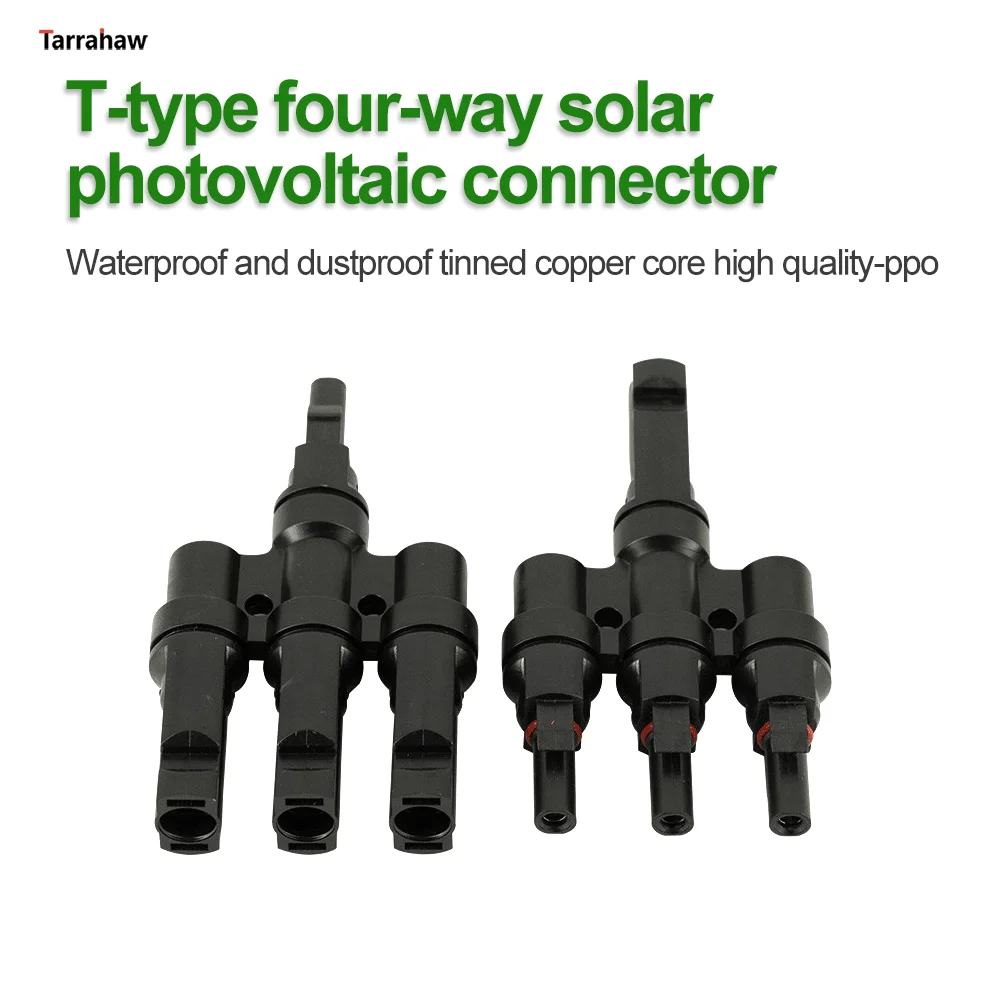 Solar-Connector-T-Type-1-to-3-Solar-Sealing-Joint-4-way-PV-Panel ...