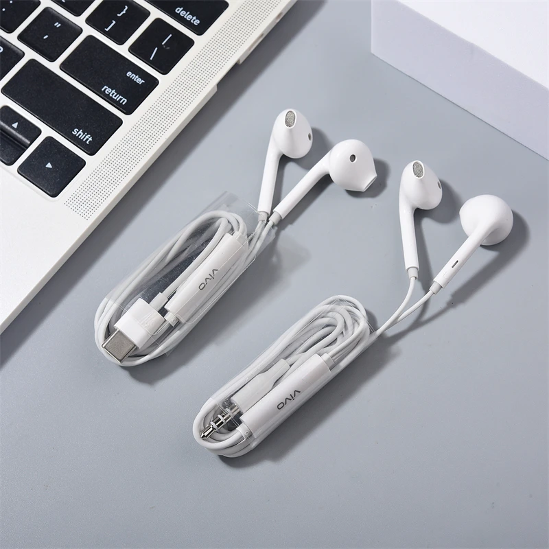 Original-For-VIVO-Half-in-Earphone-In-ear-Wired-Headset-Built-in-Mic-3 ...