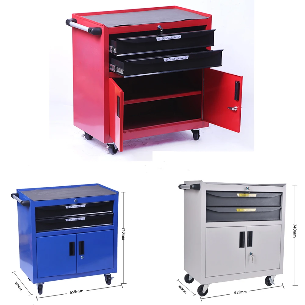 Auto Repair Tool Cabinet, Mobile Wheeled Tool Cabinet, Lightweight ...