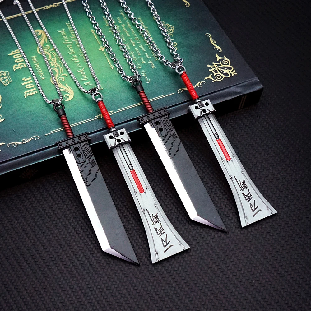 Final-Fantasy-7-VII-Remake-Colar-de-Espada-para-Homens-e-Mulheres ...