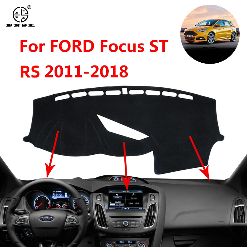 For Ford Focus St Rs 2011 2012 2013 2014 2015 2016 2017 2018 Car Dashboard Cover Pat Dash Board ...