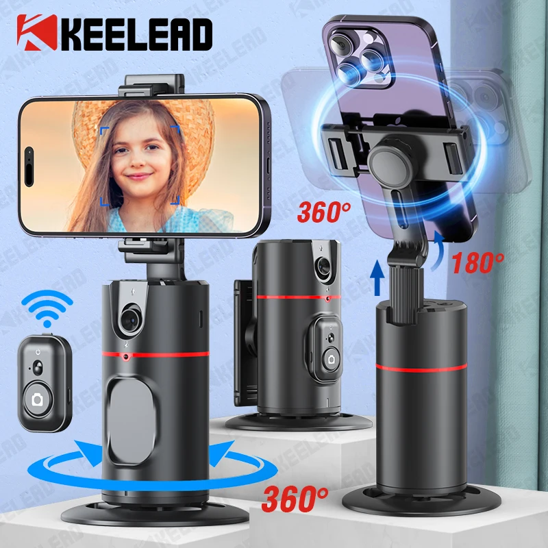 New-360-Rotation-Gimbal-Stabilizer-Selfie-Stick-Wireless-Bluetooth ...