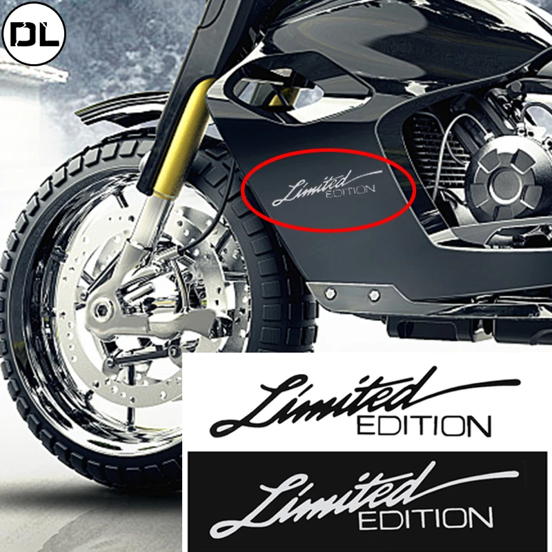 LIMITED EDITION Car Motorcycle Stickers English Letter Creative Auto ...
