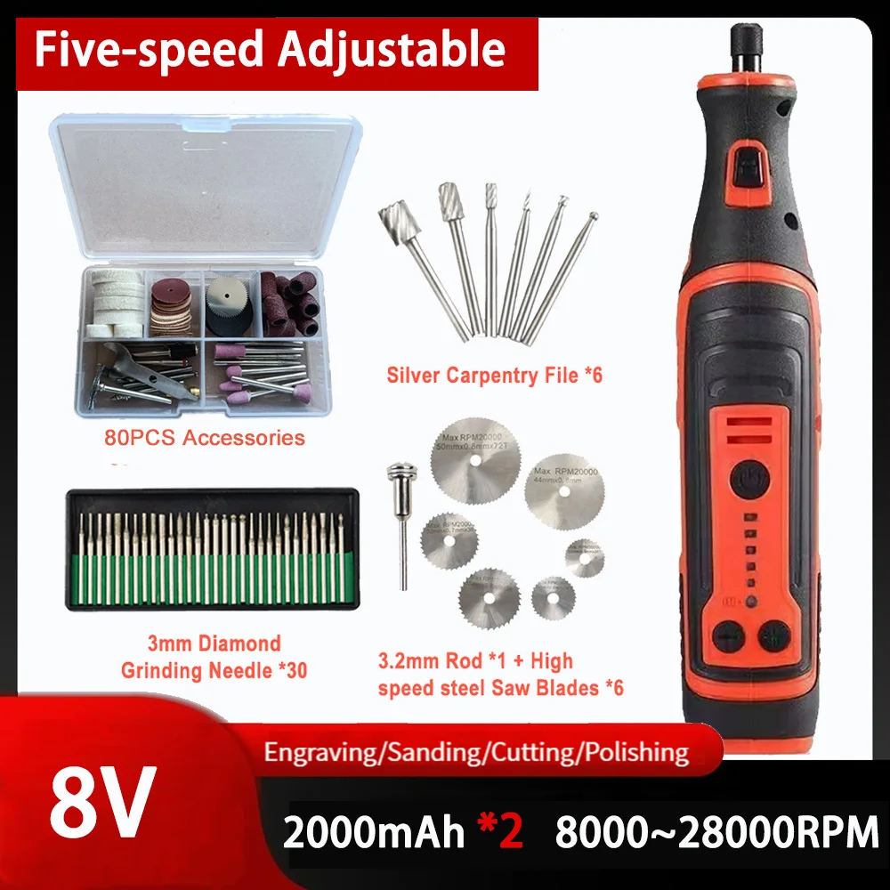 Usb-Rechargeable-Mini-Grinder-Micro-Rotary-Tool-Engraver-Pen-Wireless ...