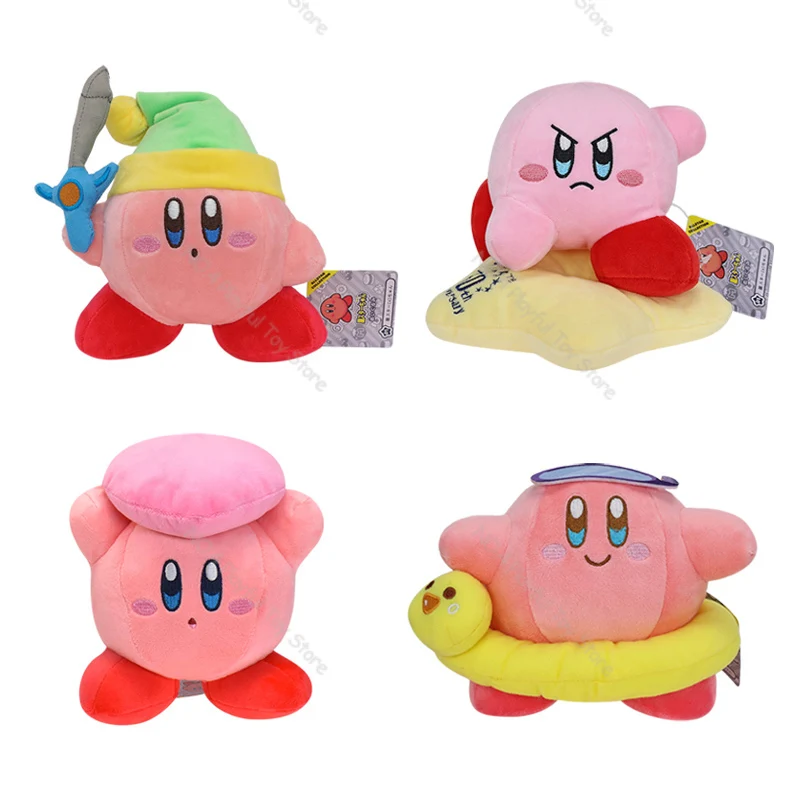 Anime-Kirby-Plush-Toys-Sword-Kirby-30th-Star-Kirby-love-kirby-Swimming ...