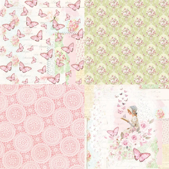 Pink Scrapbook Paper Pack