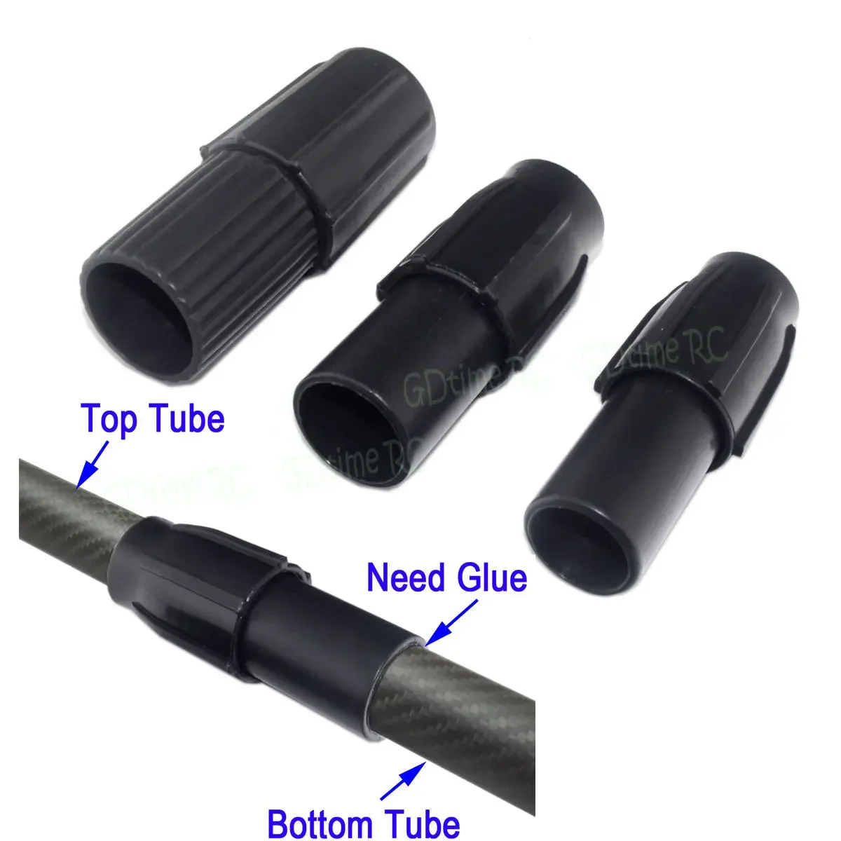 Tubo-telesc-pico-Uni-o-Joint-Clamp-Lock-tubo-de-fibra-de-carbono-CFK ...