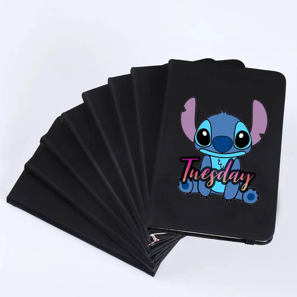 Stitch-Black-Notebook-for-Male-and-Female-Students-Handbooks-Notebook ...