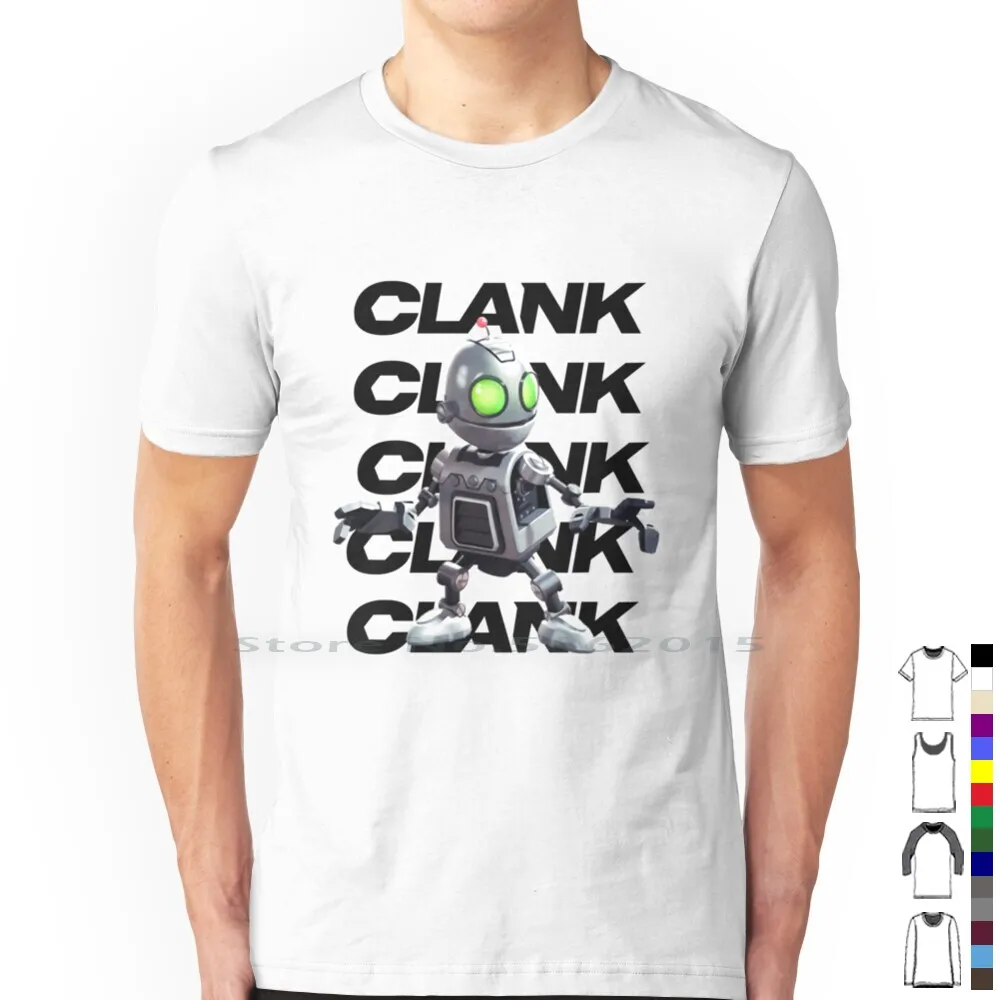 The-Clank-T-Shirt-100-Cotton-Rivet-Nefarious-Ratchet-And-Clank-Rift ...