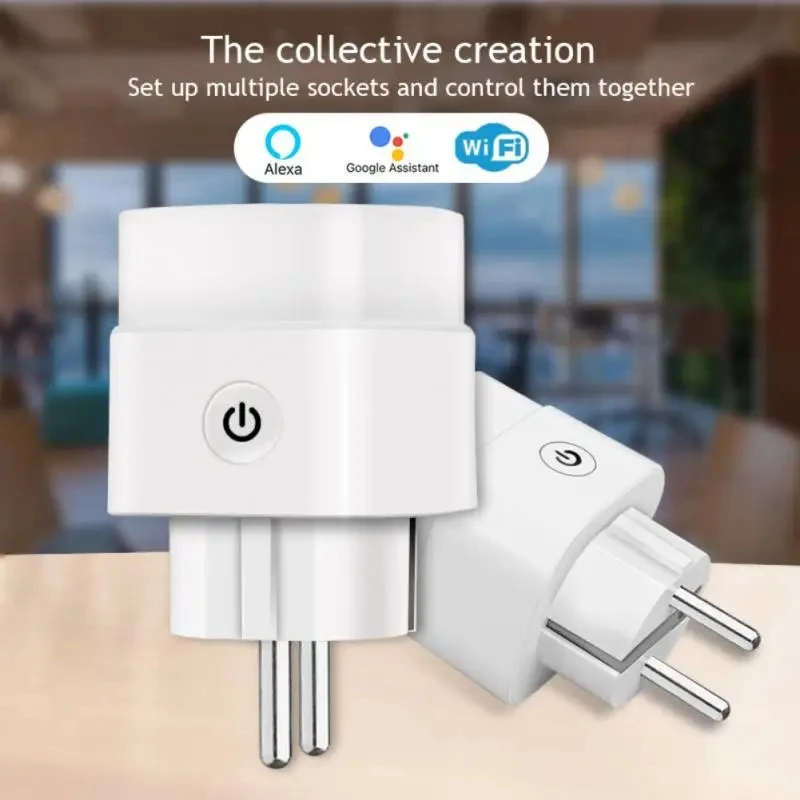 Tuya-EU-WiFi-Smart-Socket-Plug-15A-Outlet-Power-Monitor-Timing-Function ...