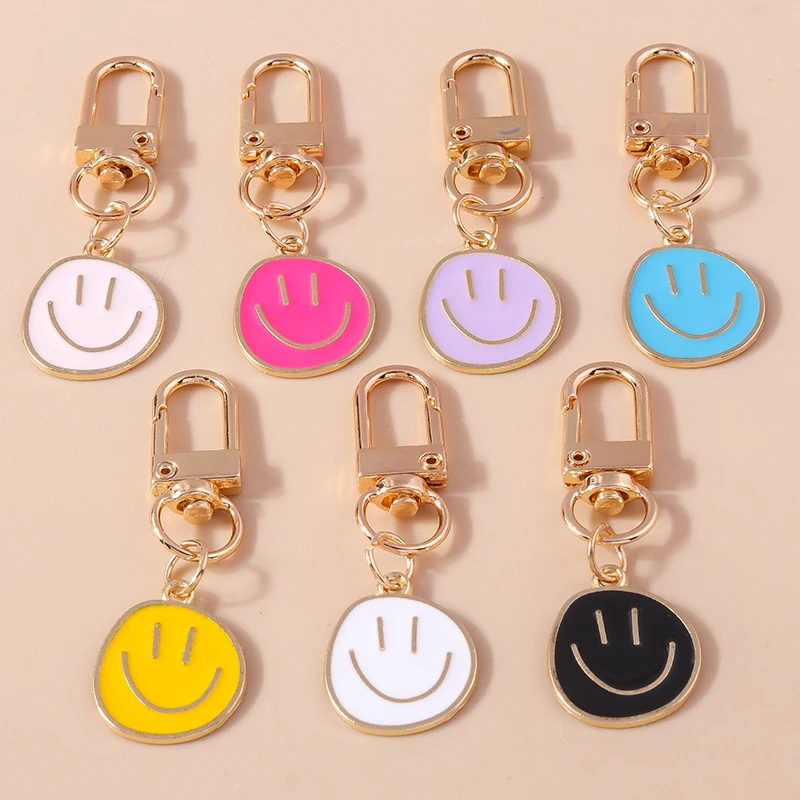 Cute-Smile-Face-Keychain-Emoticon-Key-Rings-Pendants-for-Men-Women-Key ...