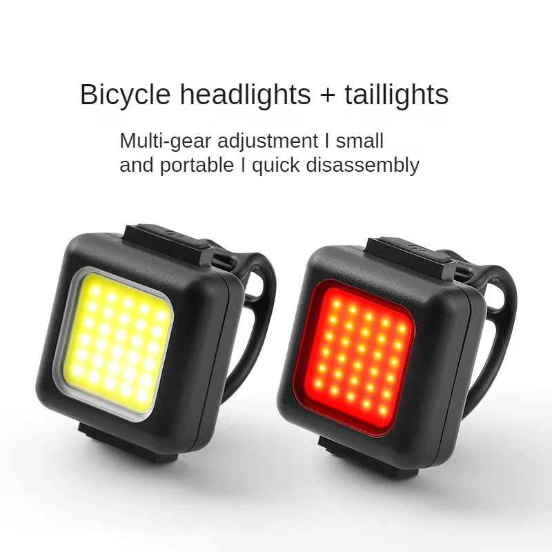 Bicycle-Front-Rear-Mini-LED-Light-Set-USB-Rechargeable-Cycling ...
