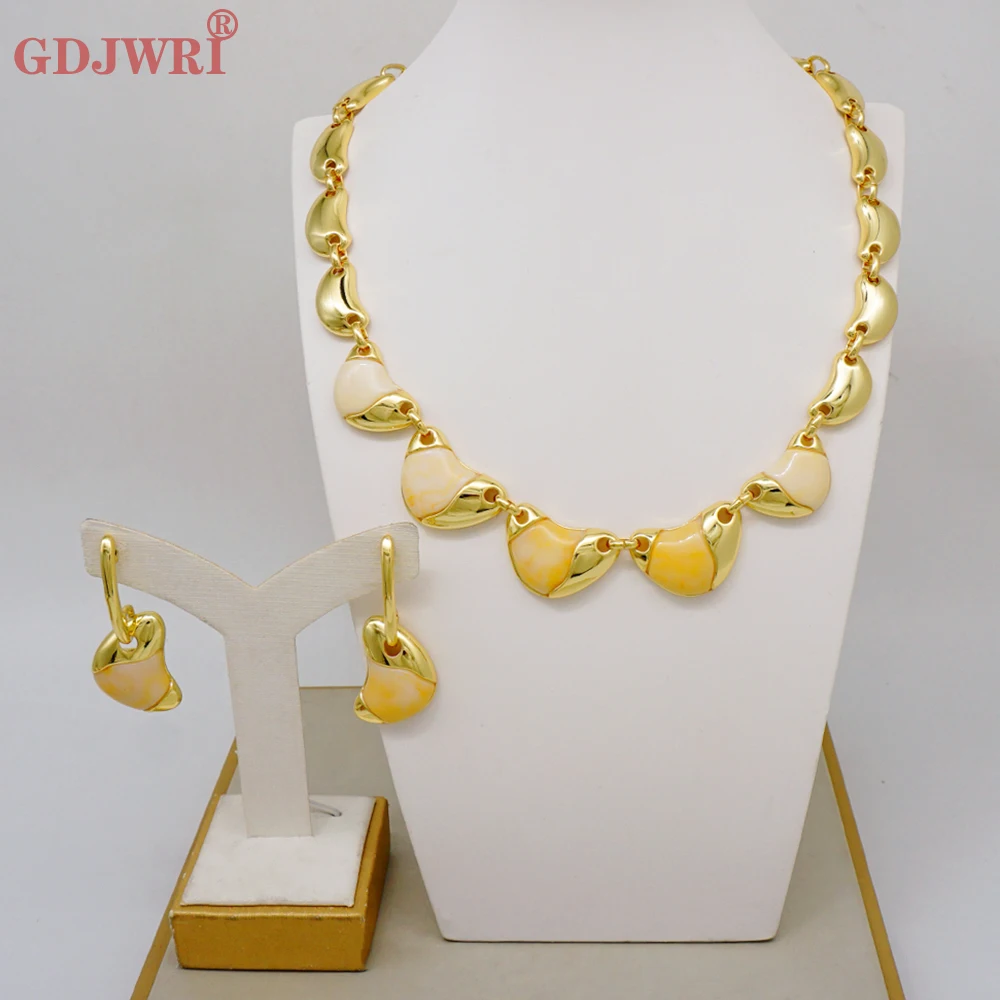 Simple Wedding Jewelry Sets Gold