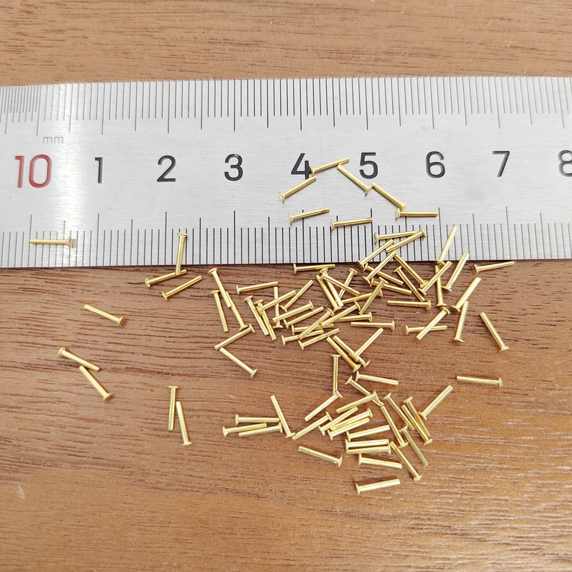 Length 6mm Brass Nail Ship Model accessories Boat Deck Customized Brass ...