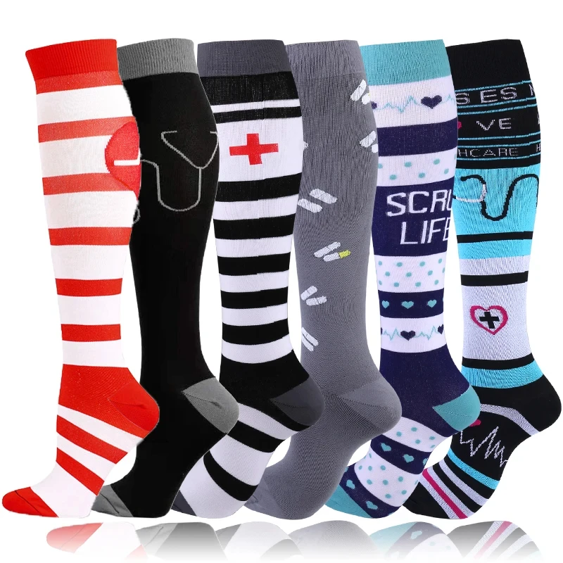 Varicose-Compression-Socks-Medical-Pregnancy-Anti-Fatigue-Edema-Nurse ...