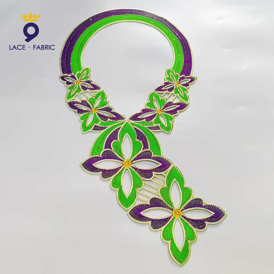 Nigerian African Collar With Stones For Women Wedding Clothing DIY ...